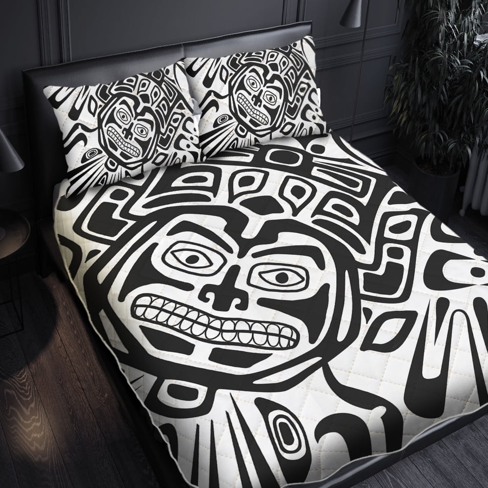 Flagwix 3 Pieces Twin Size Quilt Sets, Quilt Bedding Set Eagle Black ...