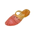 Domuza jelly sandals for women, Hollow Out Closed Toe Mules with Ankle ...