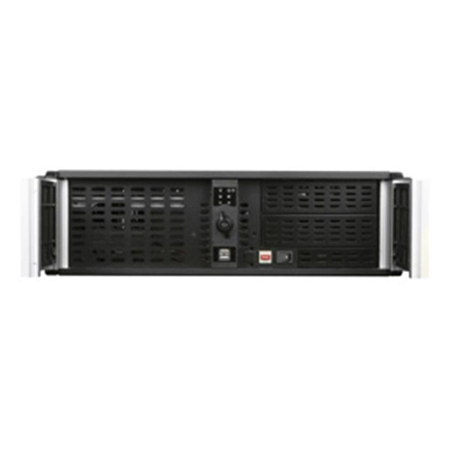 3U Compact Stylish Rackmount Front-Mounted Psu Chassis Silver - Walmart.com