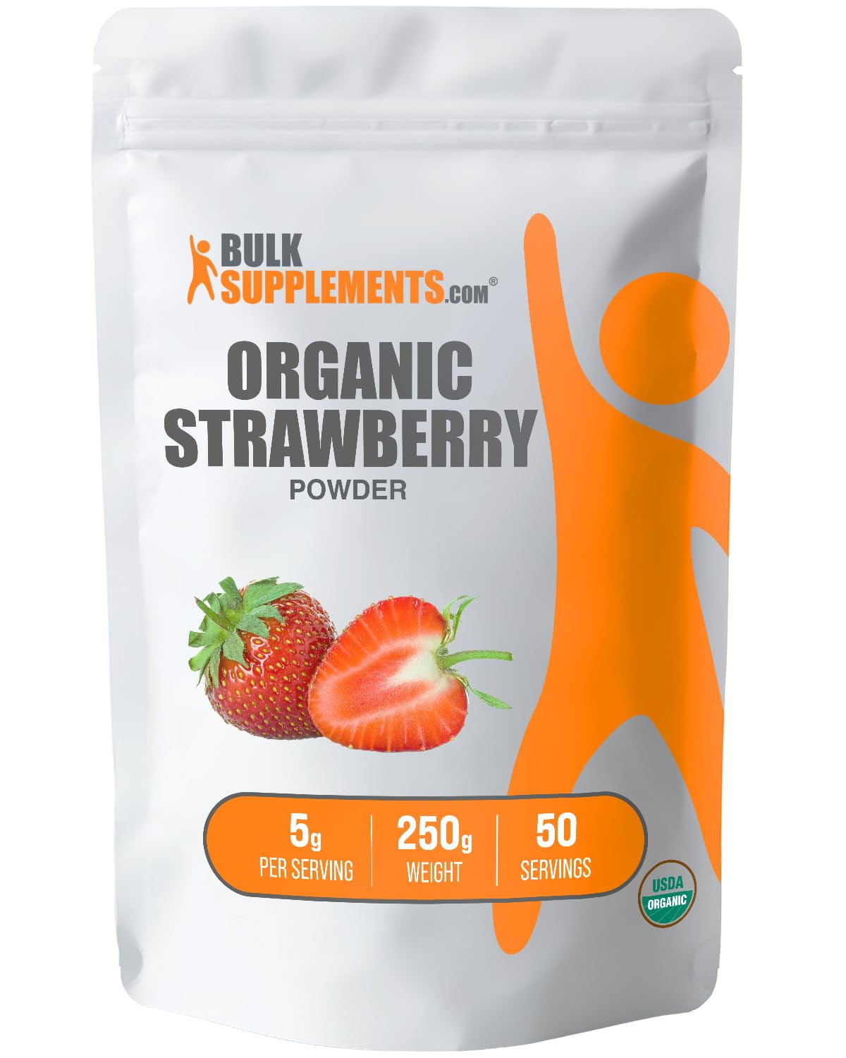 BulkSupplements.com Organic Strawberry Powder - Strawberry Powder ...