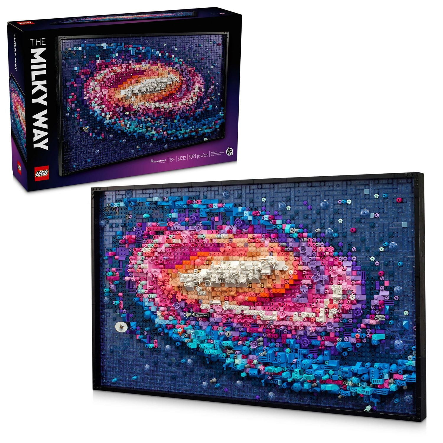 Click here for Lego Art The Milky Way Galaxy Wall Art Décor  Spac... prices