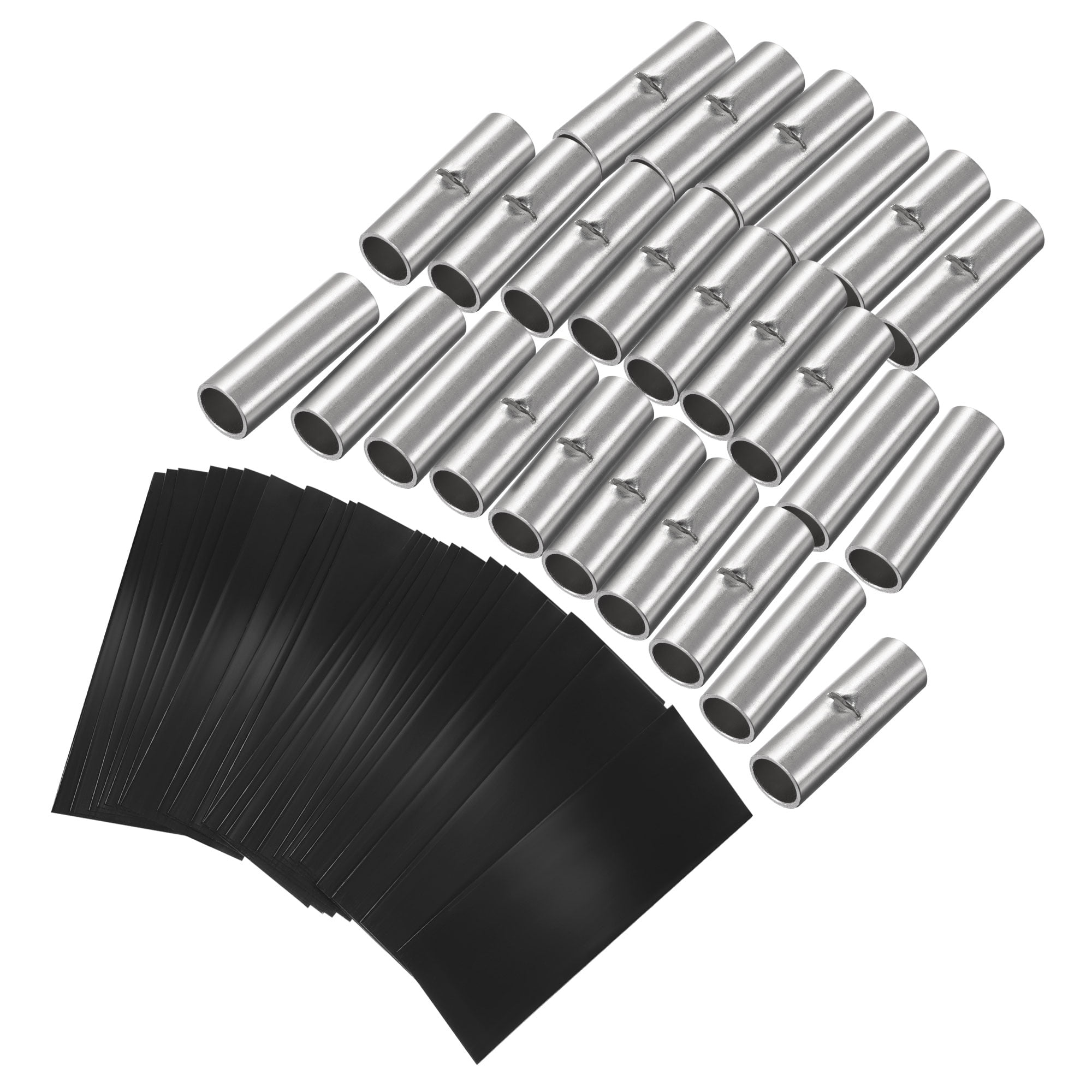 Uxcell Non-Insulated Copper Wire Crimp Connector Terminals 8 AWG with ...