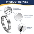 Uxcell Aluminum Flashing Roll, 1.2" x 6.56ft Roof Flashing Metal Strip ...
