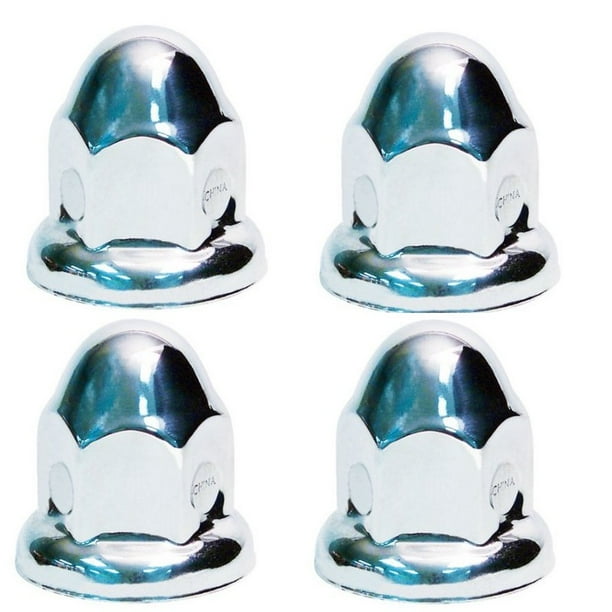 Lot of 4 RoadPro W-33MM 33mm Flanged Chrome Plated Lug Nut Covers ...