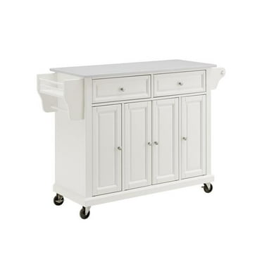 Leisure Season Outdoor Kitchen Cart with Fridge and Sink - Walmart.com