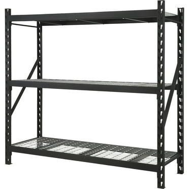 Stackable Wire Storage Bin Rack, 48"W x 20"D x 45"H, 5 Wire Bins ...