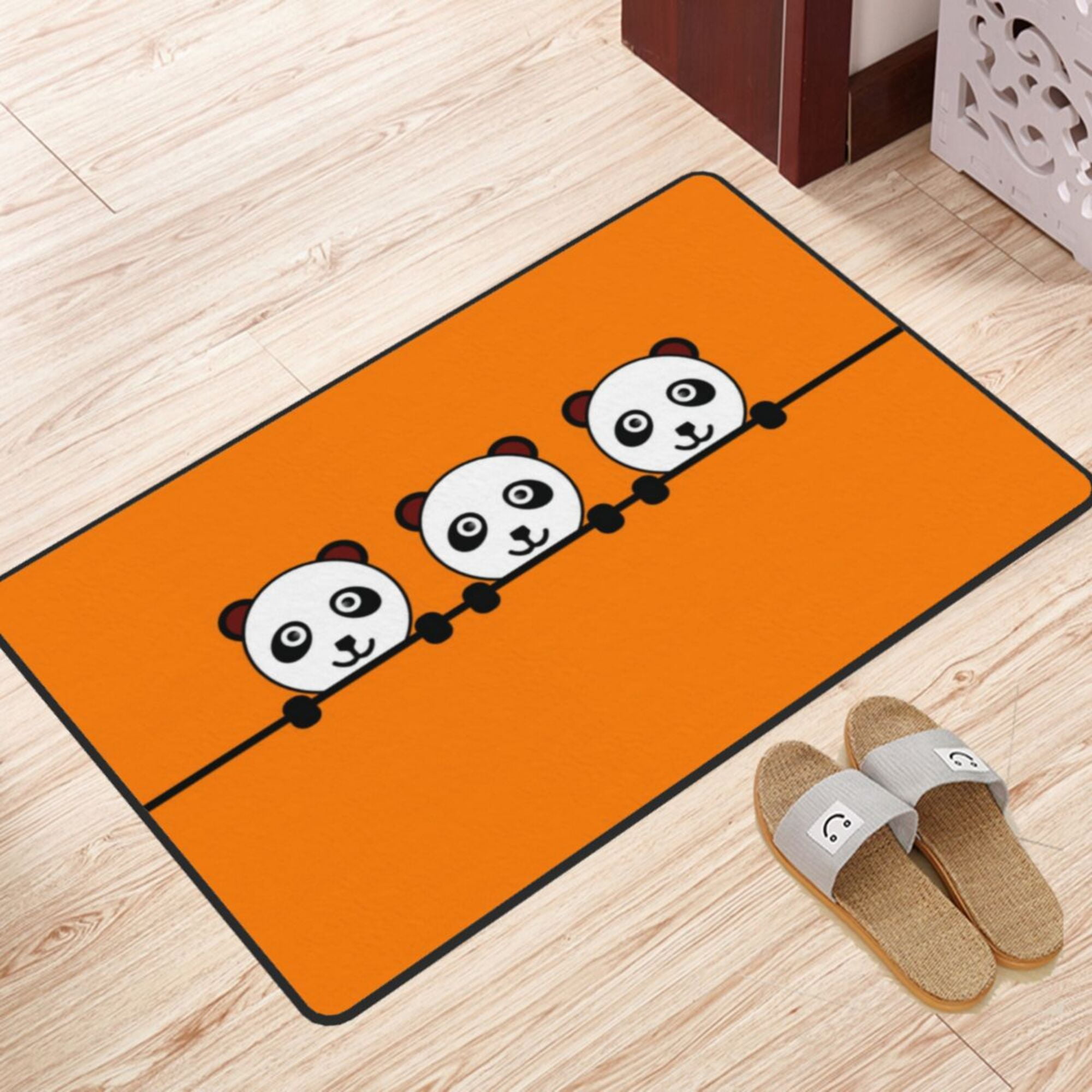 ZICANCN Area Rugs Doormat , Panda Animal Texture Facecloth Non-Slip ...