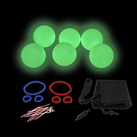 Rukket Dodgeball Set, Glow in The Dark Inflatable Dodge Ball Gator Skin ...