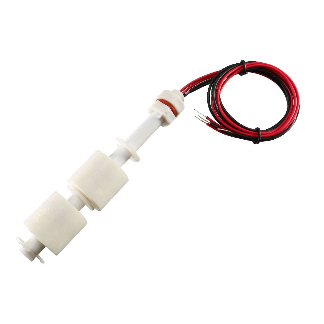 White Plastic Water Liquid Level Sensor Double Floaters Float Switch ...