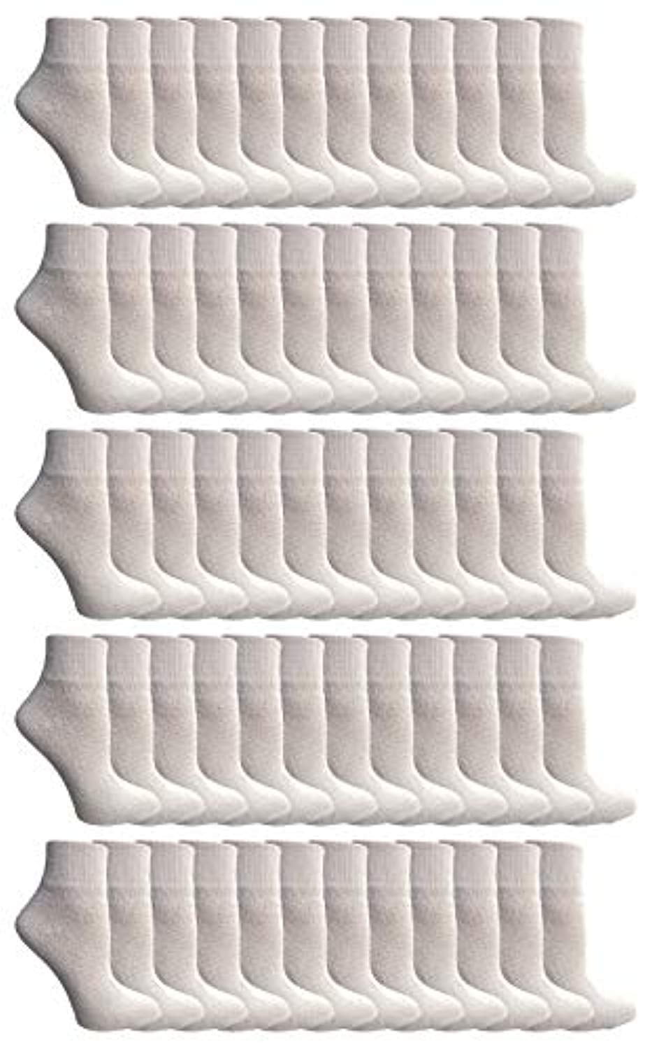 Yacht & Smith 60 Pairs Kids Ankle Wholesale Bulk Pack Athletic Sports ...