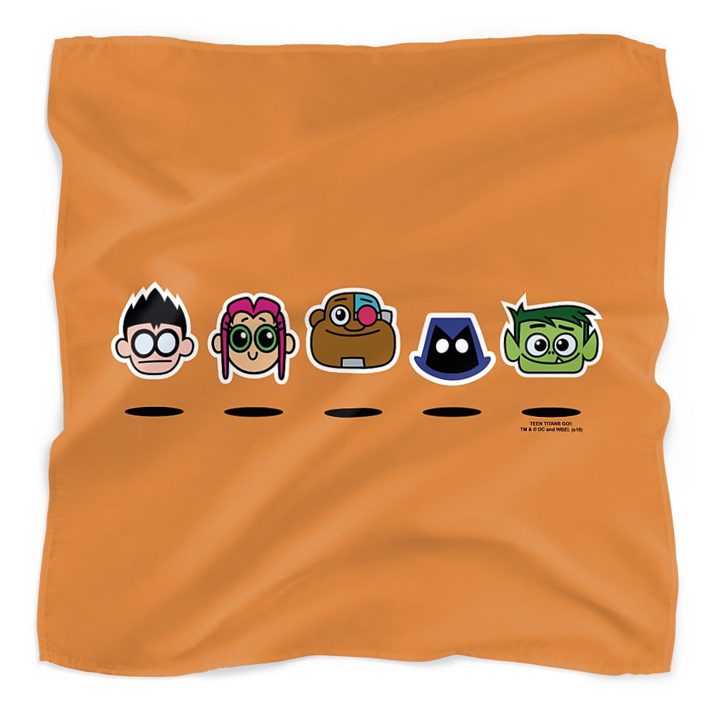 Teen Titans Go! Floating Heads Bandana (21 in x 21 in) - Walmart.com