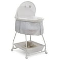 Delta Children Deluxe Soothing Dreams Bassinet, Grey Lattice - Walmart.com