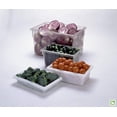 Commercial Food Storage Container, 2 Gallon Capacity, White, Durable ...