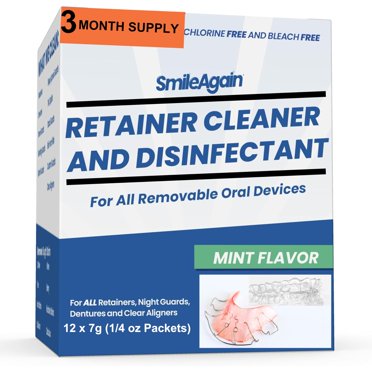 Retainer Brite Dental Aligner Cleaner - 288 Cleaning Tablets for Clear ...