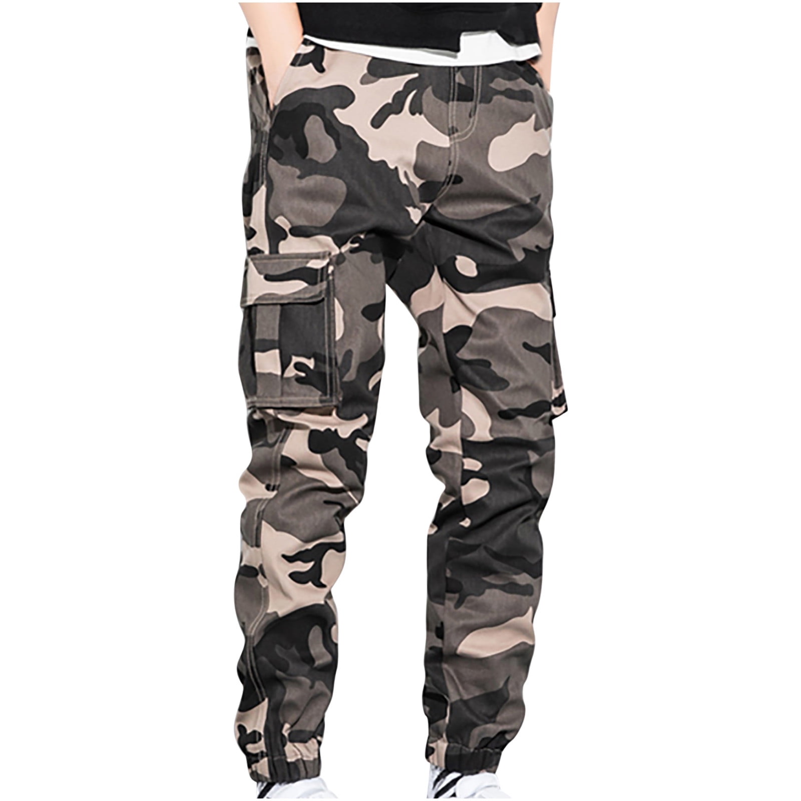 Click here for Cehvom Mens Autumn New Camouflage Plus Size Trouse... prices