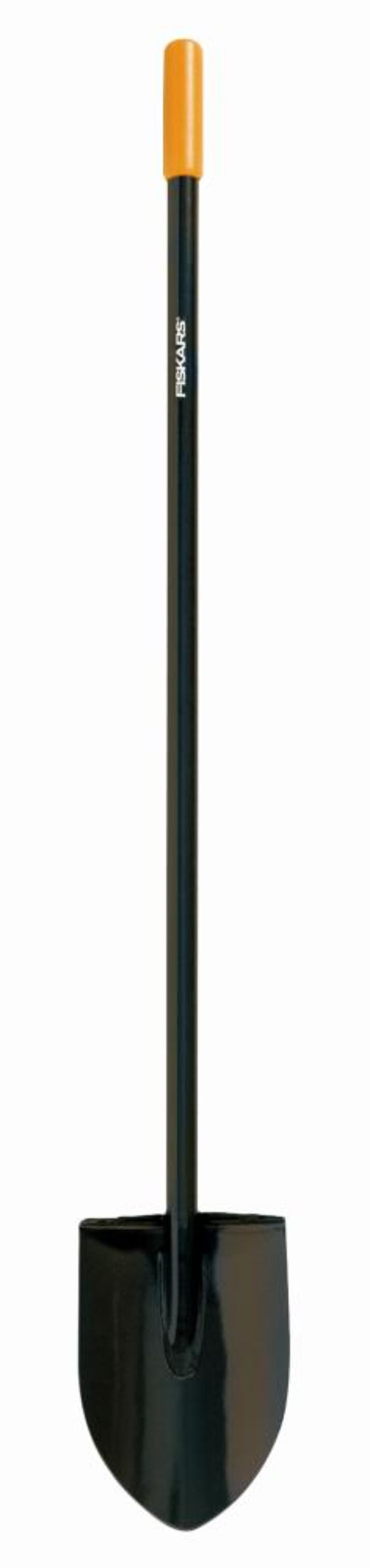 Fiskars Steel Long-Handle Digging Shovel, 57.5" Long Garden Shovel ...