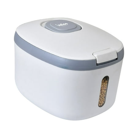 Lolmot Airtight Rice Dispenser ，Cover Rice Bucket For Cereal Grain ...
