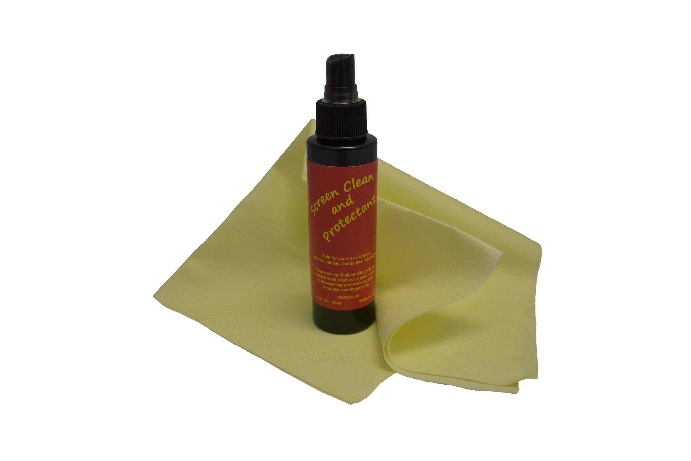 Screen Cleaner and Protection, 4 fl. oz. - Includes Dust Cloth - Safe ...