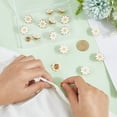 16Pcs Daisy Enamel Pins Alloy Lapel Pin Backs for Backpack Clothes ...
