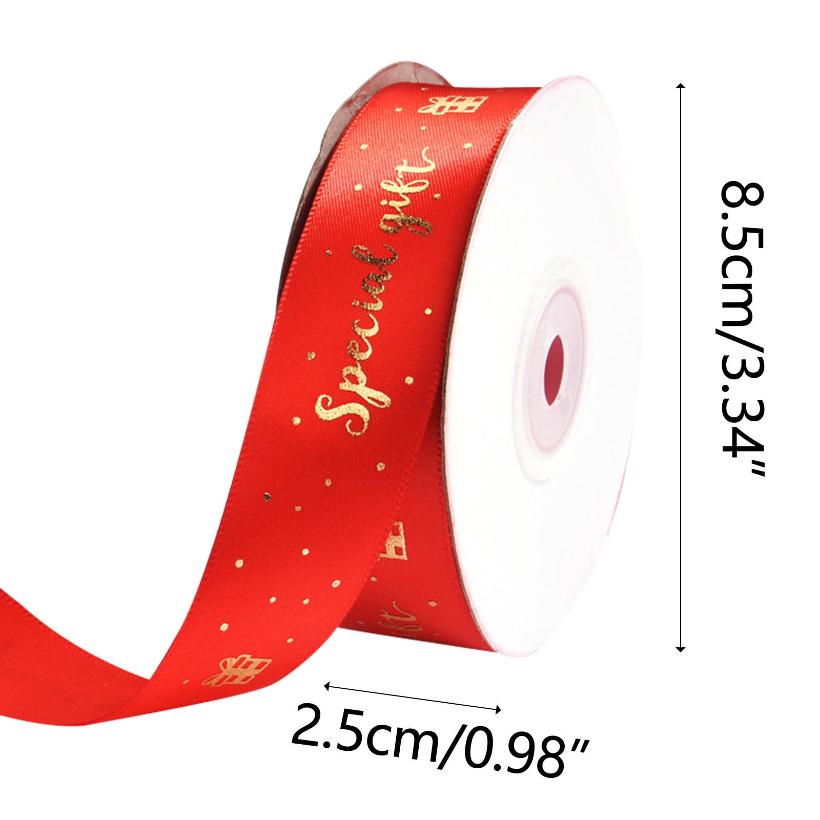 Vikakiooze 2022 Christmas Ribbon Holiday Decoration Roll Ribbon ...
