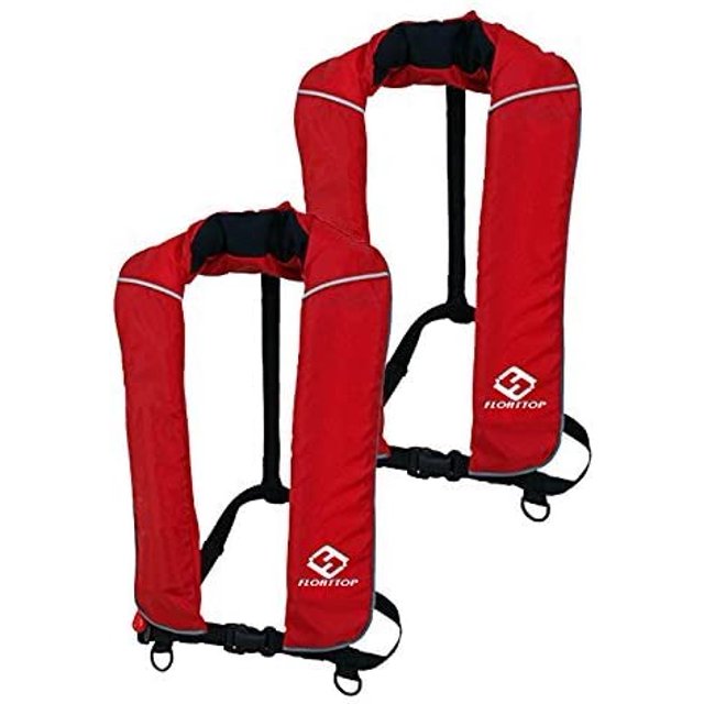 2PACK Floattop Adult Automatic Inflatable PFD Life Jacket Life Vest ...