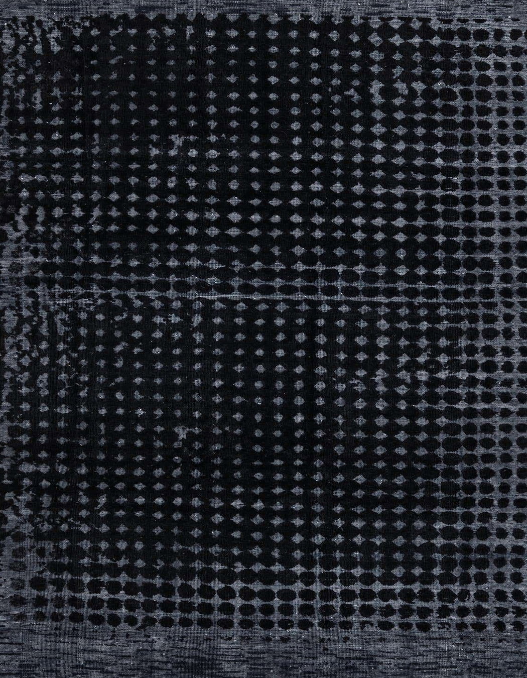 Ahgly Company Indoor Rectangle Abstract Black Abstract Area Rugs, 8' x ...