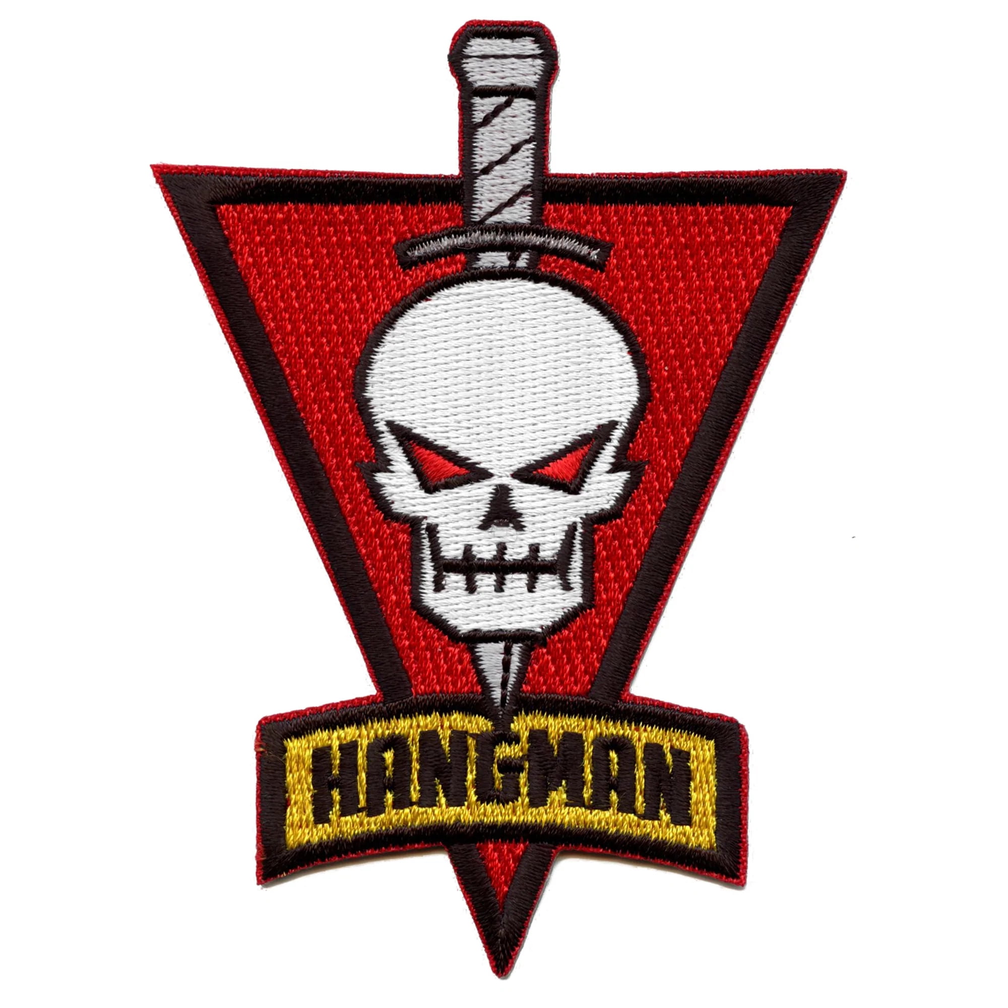 Top Gun Maverick Hangman Badge Patch Classic Pilot Skull Embroidered Iron On - Walmart.com