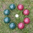 Hey! Play! Outdoor Yard Games - Regulation Size Bocce Ball Set ...