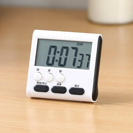 Digital kitchen timer stopwatch big digits loud alarm timer lcd cooking ...
