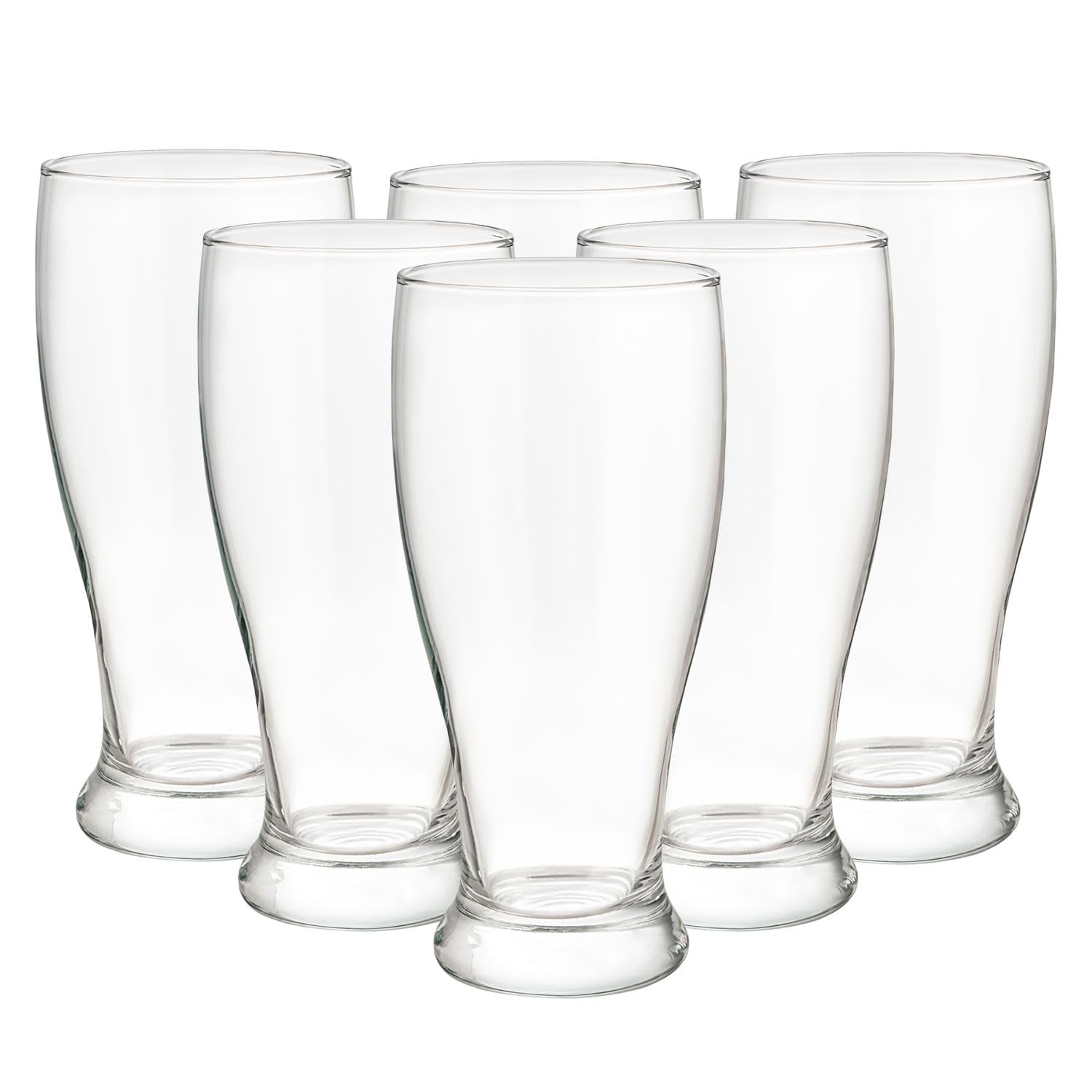 Set 6 Vasos Cerveceros Plisner Vidrio | Walmart en línea