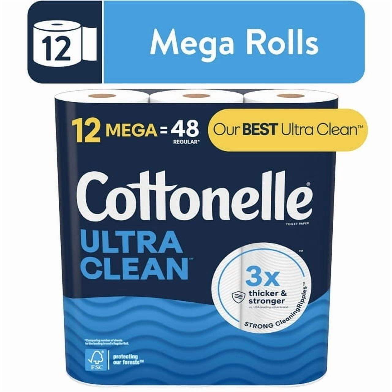 Click here for Cottonelle Ultra Clean Toilet Paper  12 Mega Rolls... prices