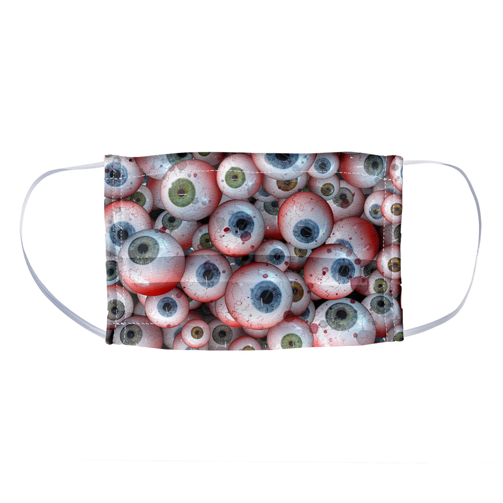 Kids Pile o' Eyes 1-Ply Reusable Face Mask Covering - Walmart.com