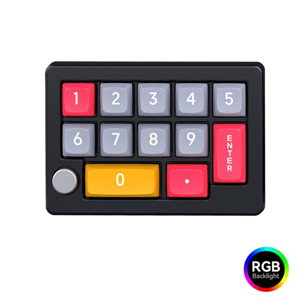 Programmable Macro Keyboard 13 Key Fully Hot Swappable Mechanical Mini ...