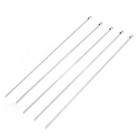 Self Locking Metal Cable Tie, 304 Stainless Steel Cable Tie Anti Rust ...