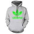 Aliens - Adidas Logo Parody Hoodie - Walmart.com