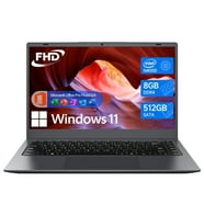 NBD 10 inch Mini Laptop, Windows 11, Intel Celeron Quad-Core, 8GB+128GB ...