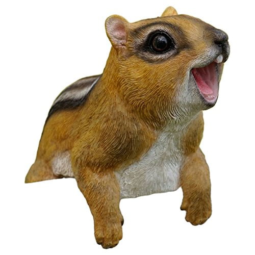 Marshall Home and Garden Playful Chipmunk Forest Brown 8 Inch Resin ...