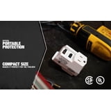 TRC 14650006-6 Shockshield White GFCI Plug with Surge Protection ...