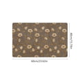 Diatomite Bath Mat Absorbent Floor Mat with Non Slip Backing for ...