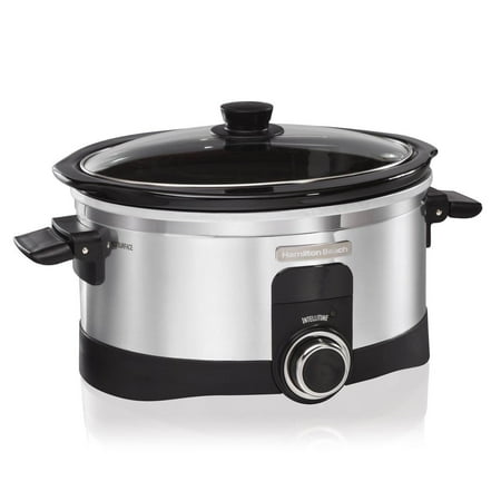 Hamilton Beach IntelliTime 6-Quart Digital 4-Setting Countertop Slow ...