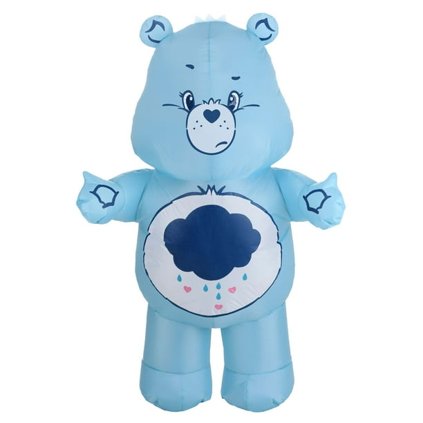 Adult Care Bears Inflatable Grumpy Bear Costume - Walmart.com