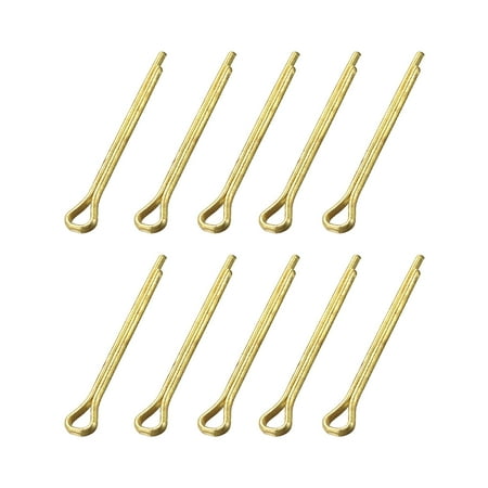 Split Cotter Pin - 2mm x 20mm (5/64 inch x 25/32 inch) Solid Brass 2 ...