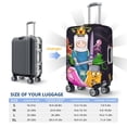 Adventure Time Luggage Cover Printed Travel Luggage Sleeve High ...