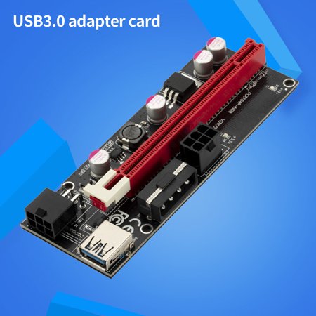 Riser Card Good Conductivity Efficient PCB VER009S USB 3.0 1X to 16X ...