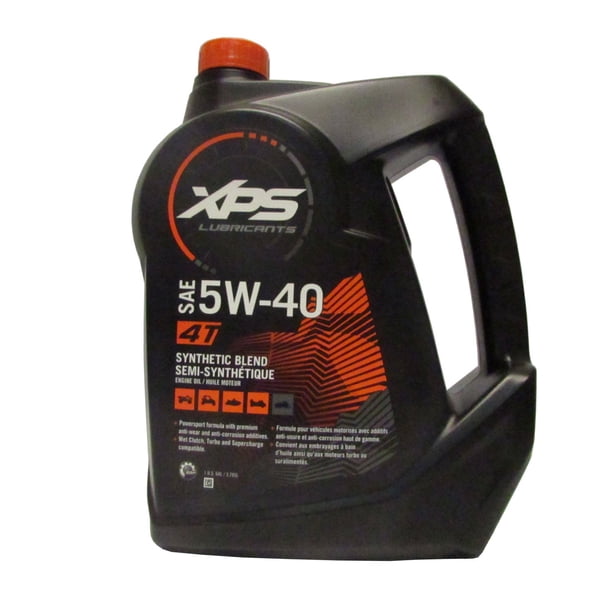 BRP XPS 4 Stroke Synthetic Blend Engine Oil 5W-40 - Gallon - Can Am ...