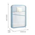 Transparent Mesh A4 Student Homework Storage Bag | 3-Layer ...