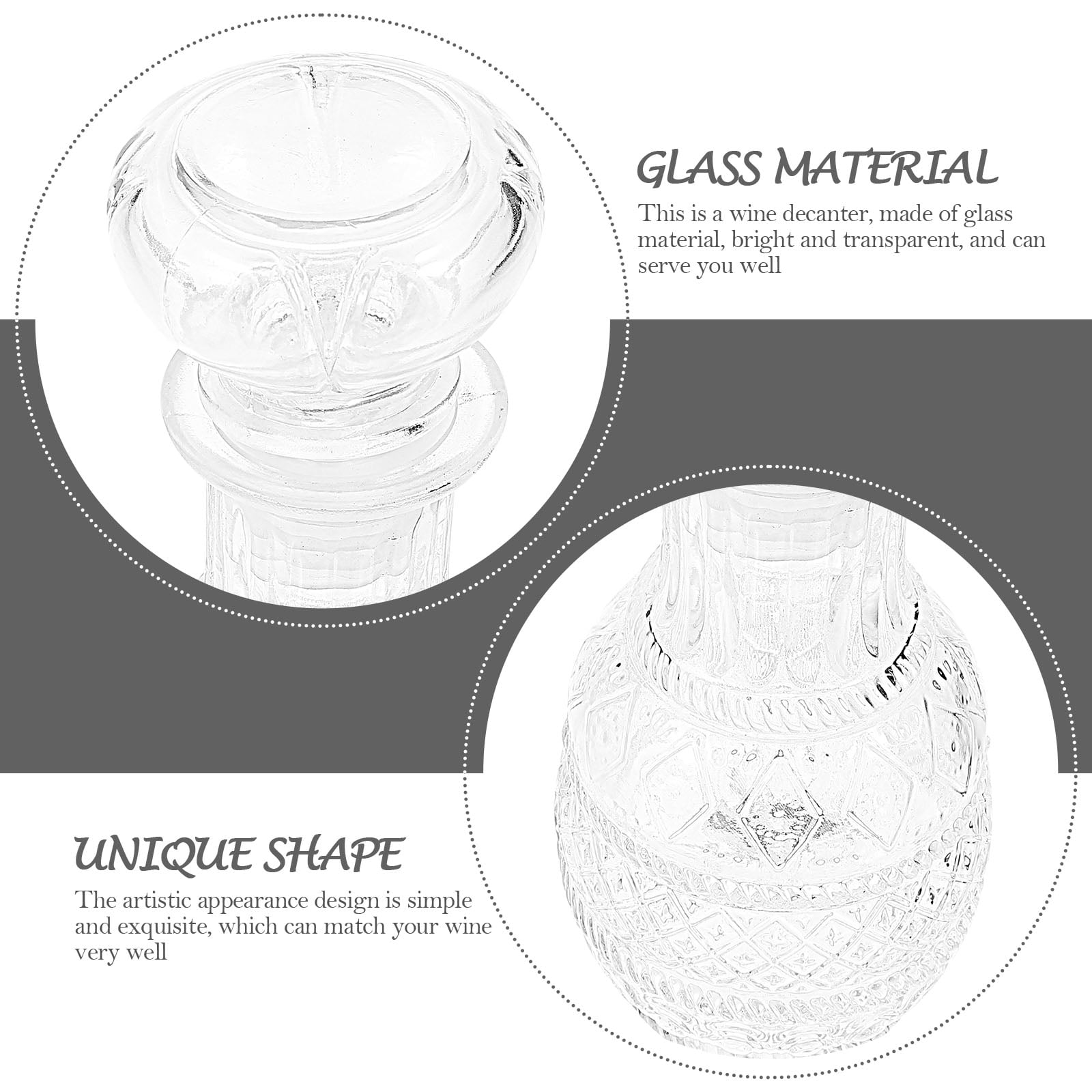 Buy Hotel Whiskey Container Liquor Glass Dispenser Transparent Wine ...