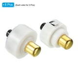 Uxcell 17mm/20mm Latching Push Button Switch, 6 Pcs DC 30V 1A On/Off ...