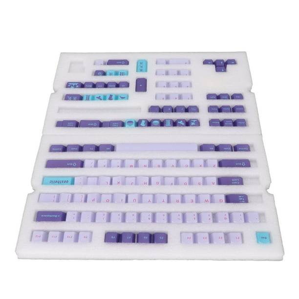 Keycaps,PBT Keycaps 128 Keys Keycaps Keyboard Keycaps High Capacity ...