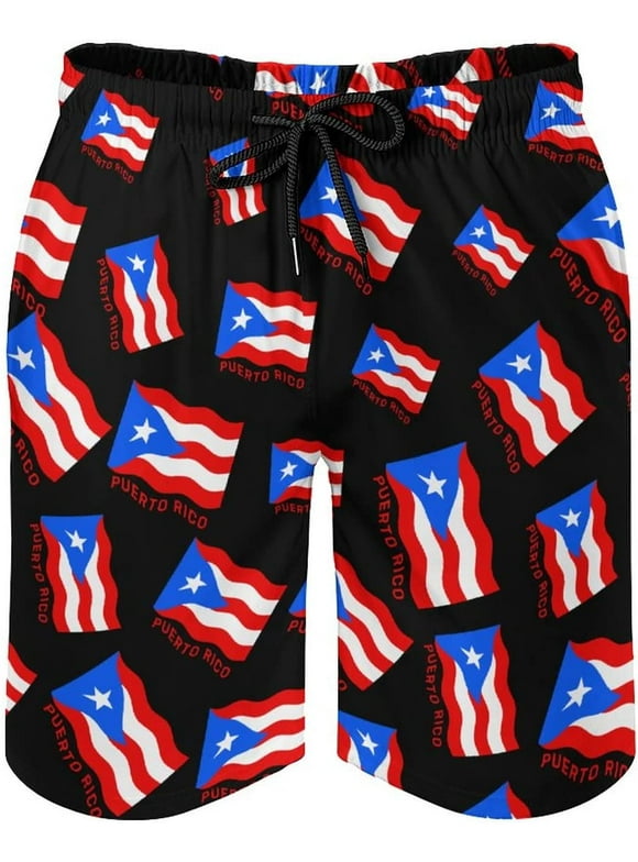 Puerto Rico Flag Swim Trunks